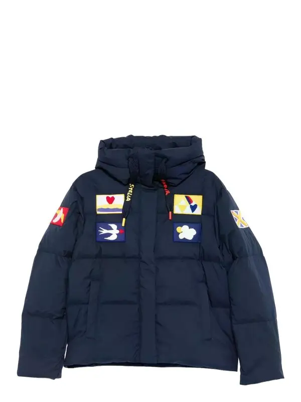 Rossignol Detail-appliqué Hooded Jacket - Blue