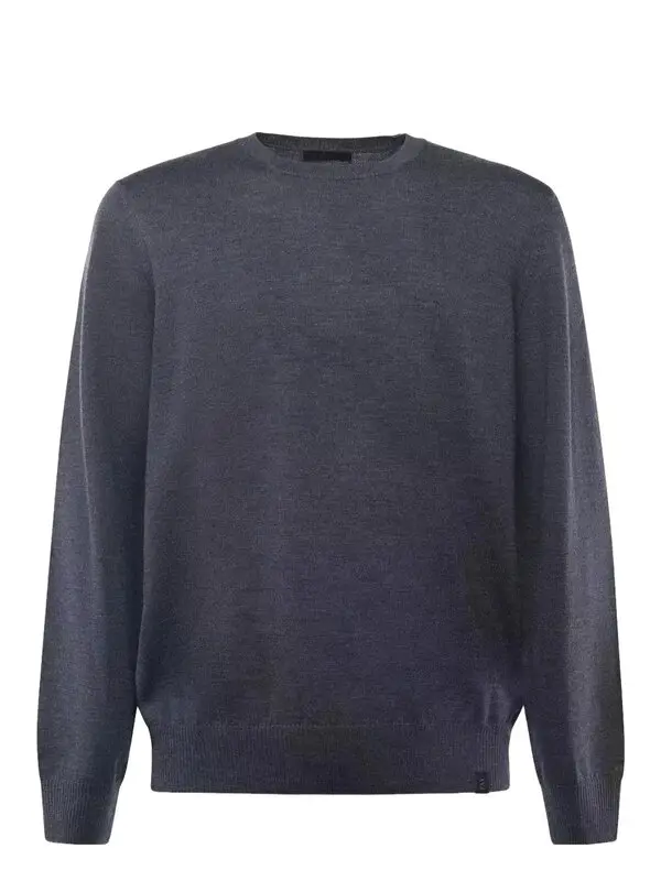 FAY Crew-neck Top - Blue