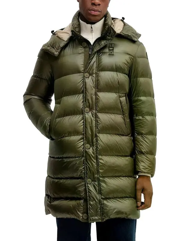 BLAUER. Long-sleeve Quilted Coat - Green