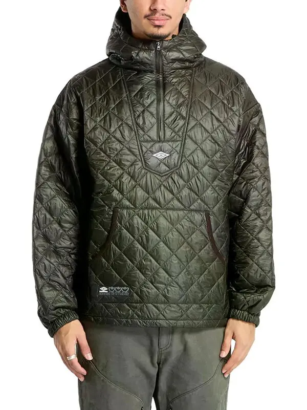 UMBRO Diamond-quilted Hooded Jacket - Green