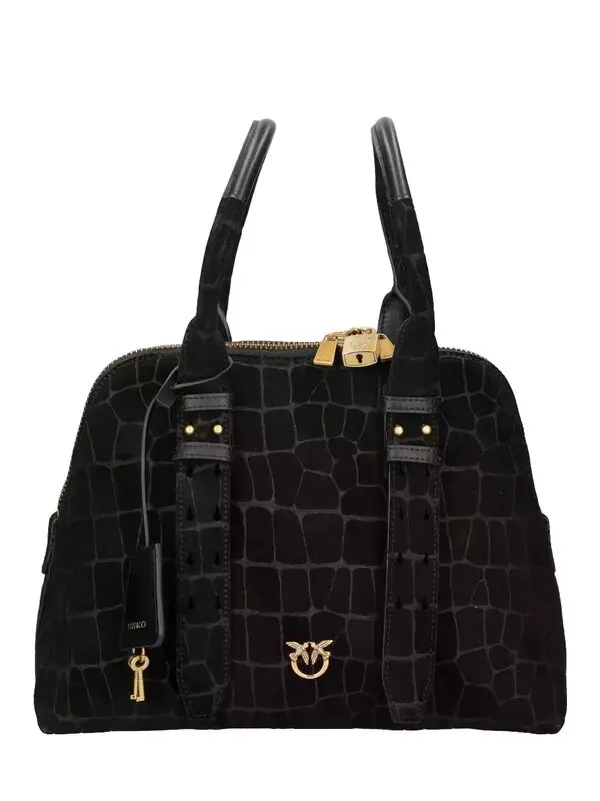 Pinko Padlock Tote Bag - Black