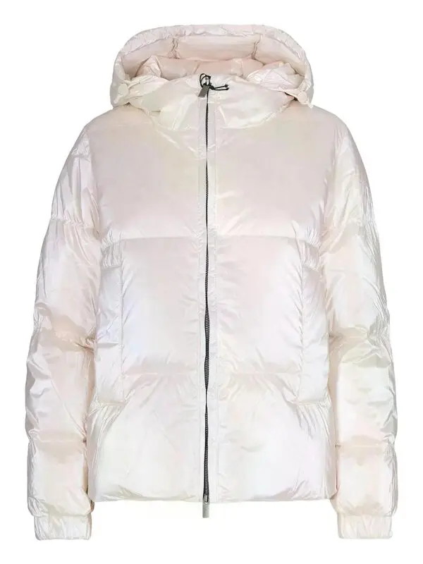 K-WAY Hooded Puffer Jacket - Neutrals