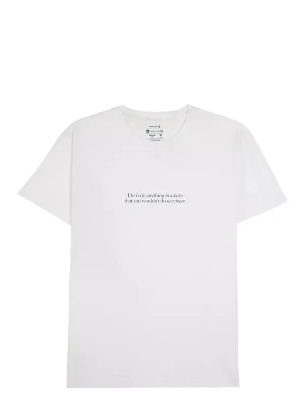 OSKLEN Lettering-print T-shirt - White