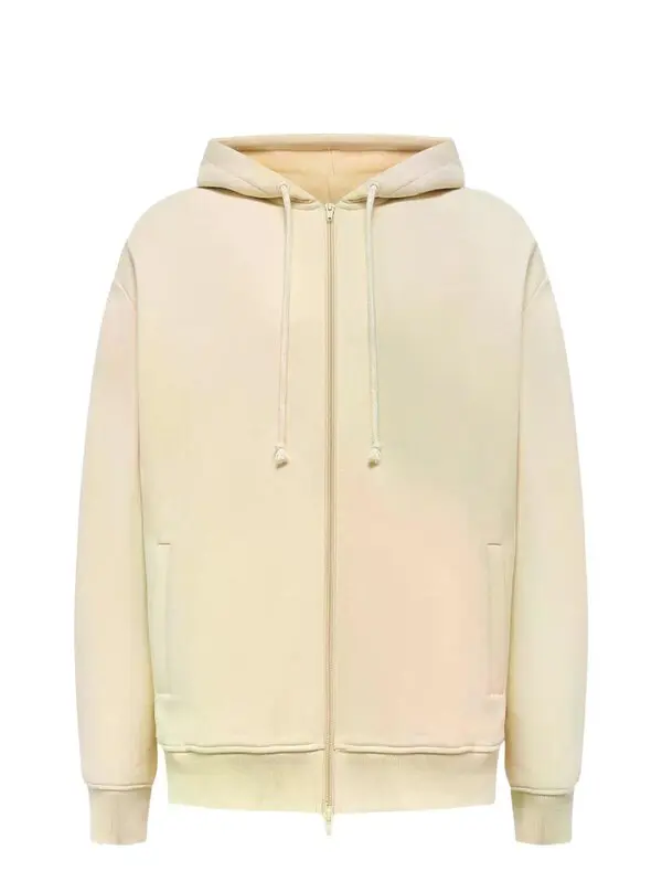 12 STOREEZ Zip Peached Terry Hoodie - Neutrals