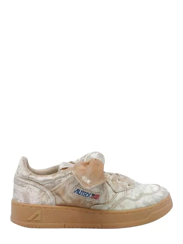 AUTRY Medalist Sneakers With Bow Detail - Neutrals