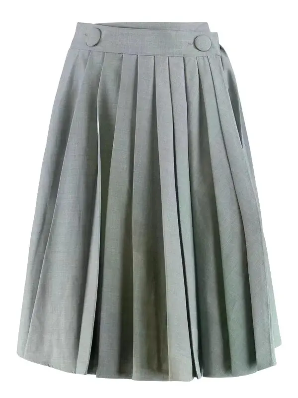 LES FILLES D'EVA Pleated Skirt - Grey