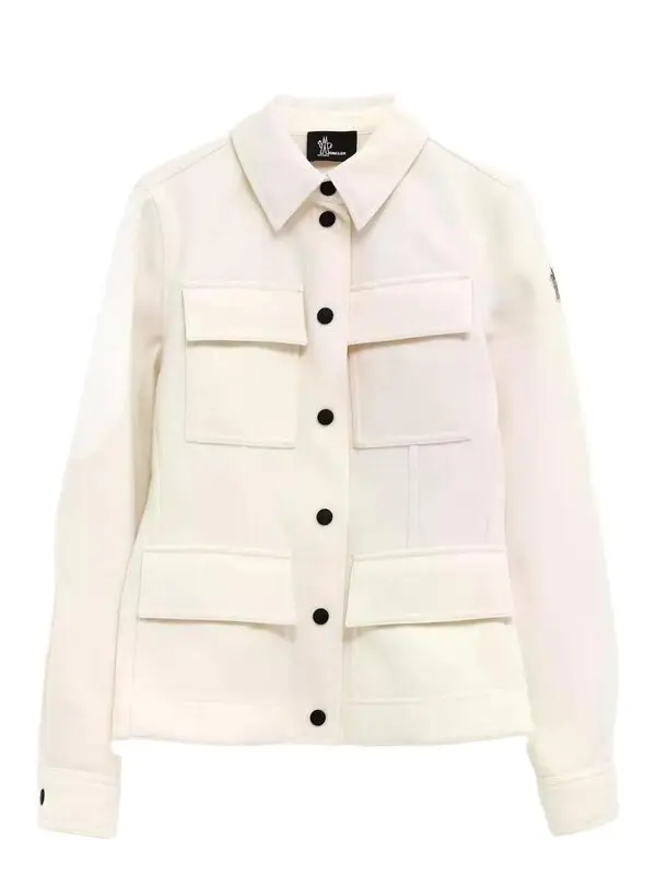 Moncler Pocket Buttoned Jacket - White