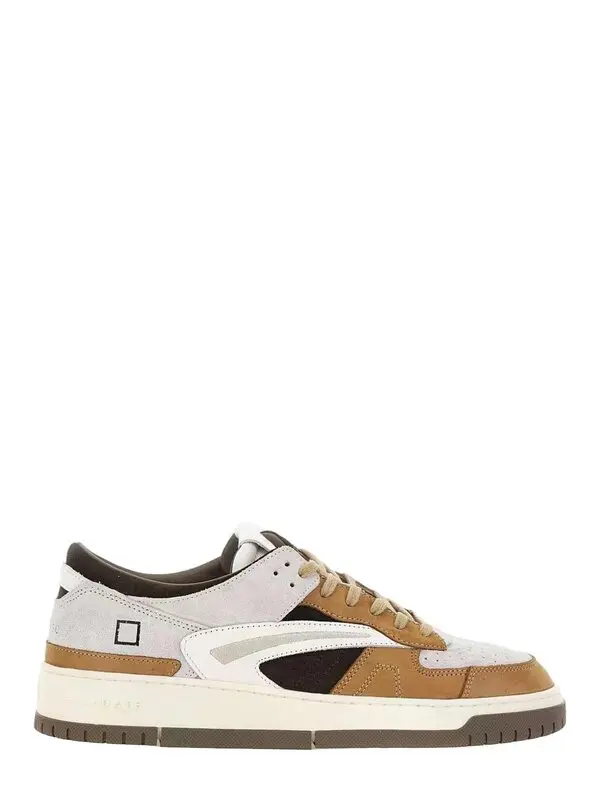 D.a.t.e. Torneo Pop Perforated Sneakers - Neutrals