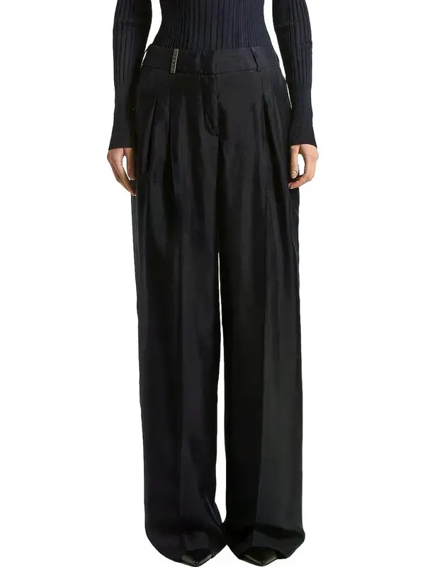 Peserico Pleated Trousers - Blue