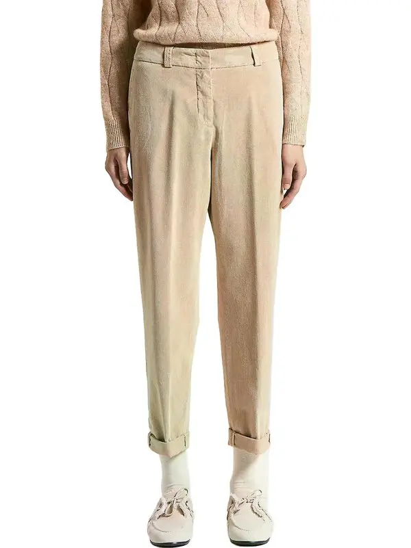 Peserico Corduroy Trousers - Neutrals