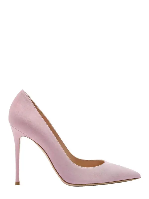 GIANVITO ROSSI 105mm Suede Pumps - Pink