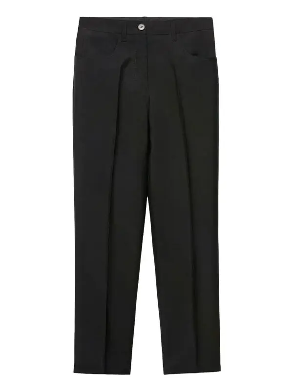 Prada Five-pocket Wool Trousers - Black