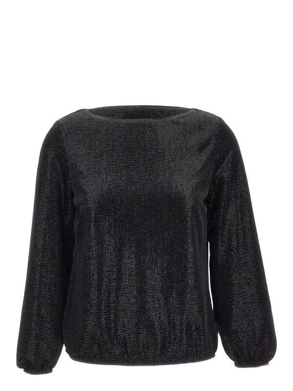 ELENA MIRO` Knitwear With Puff Sleeves - Black