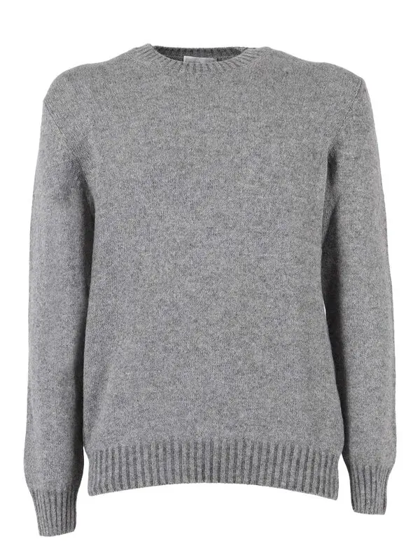 SETTEFILI CASHMERE Sette Filli Cashmere Crew Neck Sweater - Gray