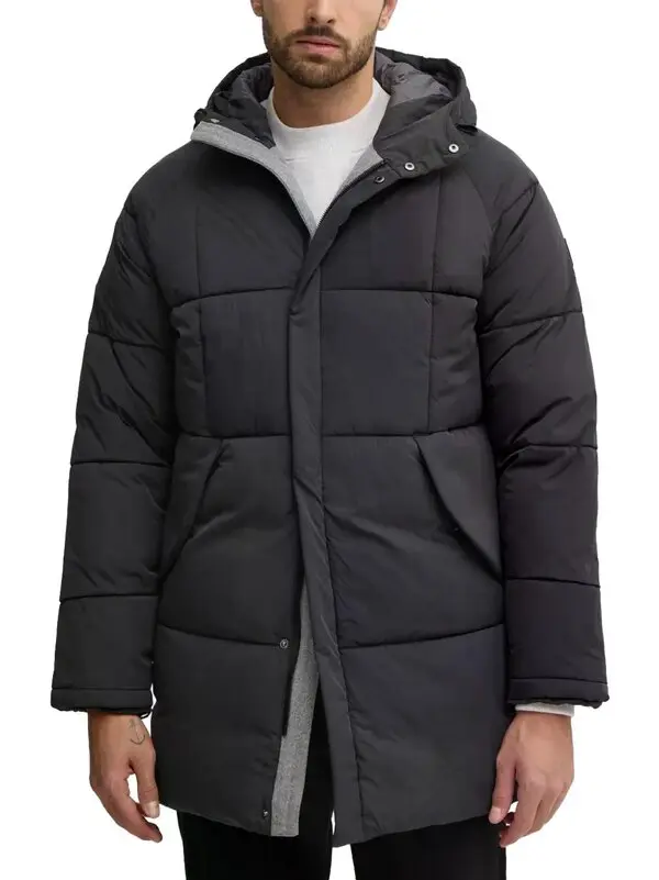Liu Jo Quilted Hooded Coat - Black