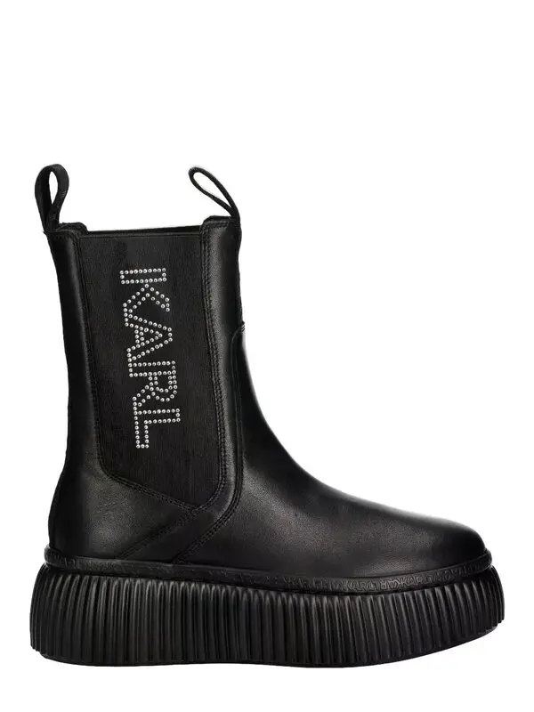 Karl Lagerfeld Kreeper Boots - Black