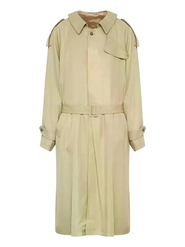 MAISON MARGIELA Belted Trench Coat - Neutrals