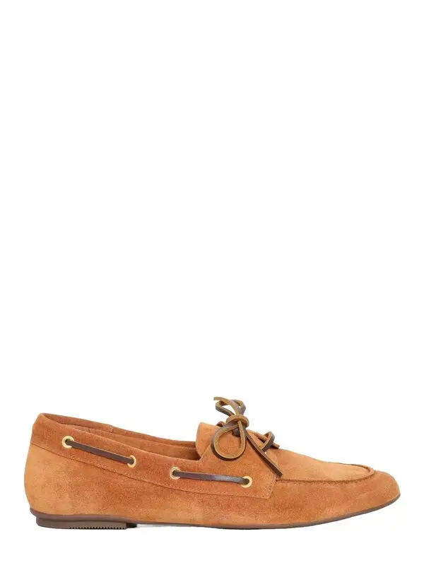 STUDIO CHOFAKIAN Moon Basket Lace-up Loafers - Brown