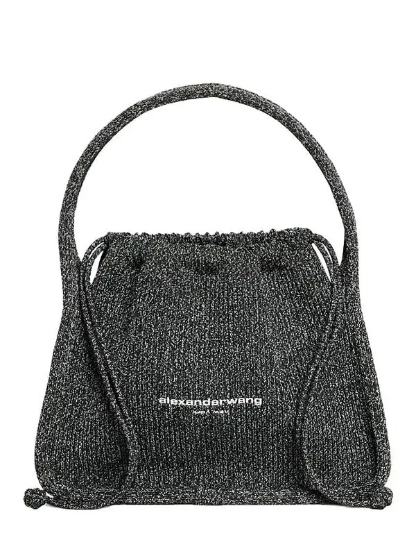 Alexander Wang Ryan Small Handbag - Reflective Charcoal