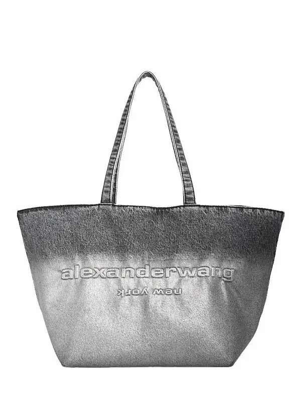 Alexander Wang Punch Cotton Tote - Light Grey
