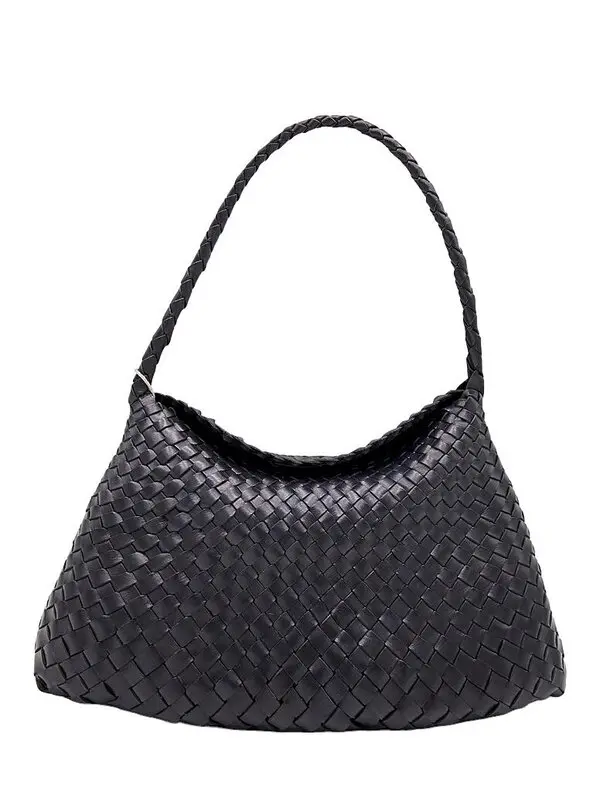 Dragon Diffusion Santa Maria Woven Shoulder Bag - Black