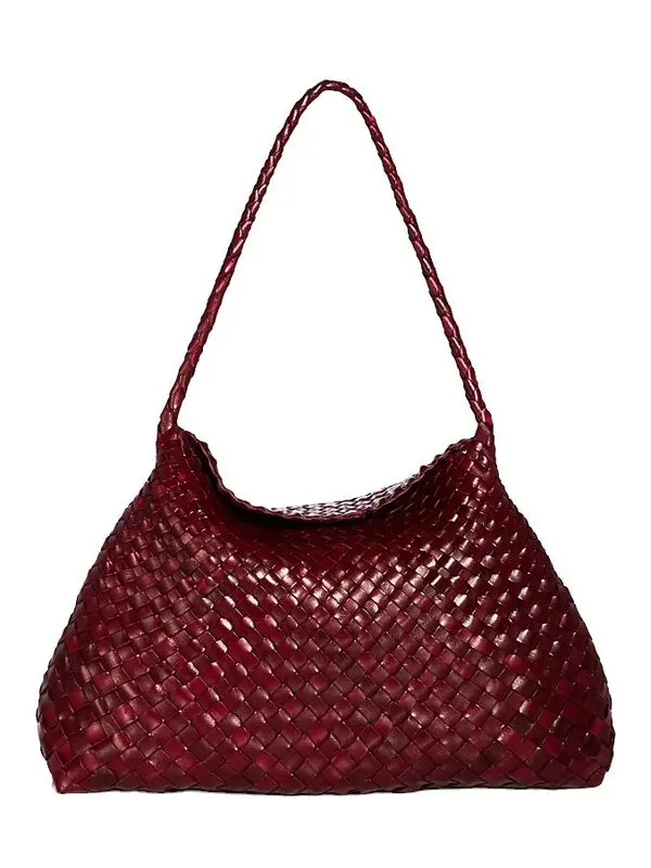 Dragon Diffusion Santa Maria Woven Shoulder Bag - Bordeaux