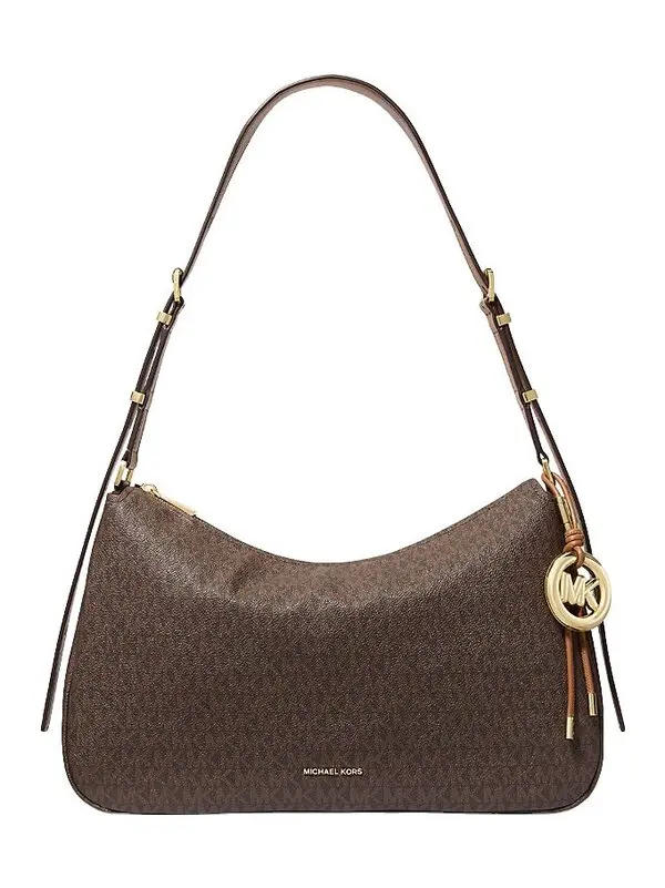 Michael Kors Nolita Medium Convertible Shoulder Bag - Brown/black