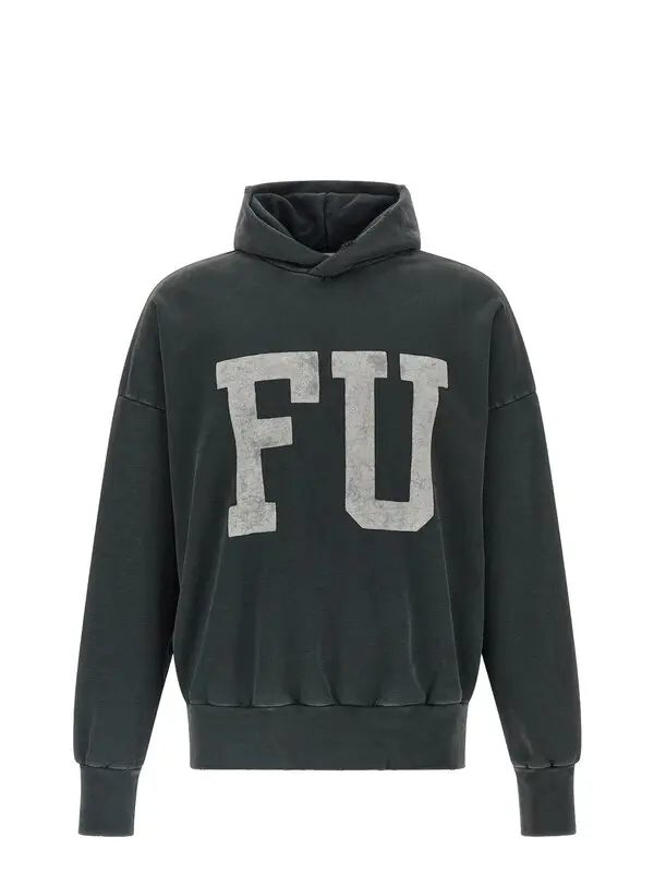 Fear Of God Cotton Fleece Hoodie - Black