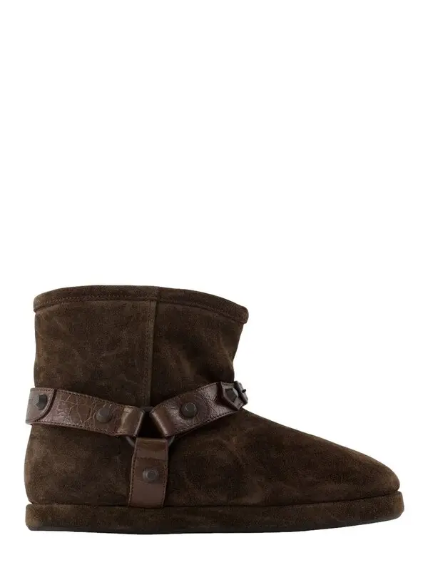 Balenciaga Alaska Soft Ankle Boots - Brown