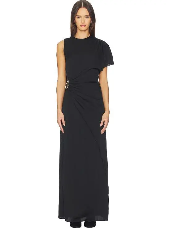 SRG Hallie Silk Dress - Black