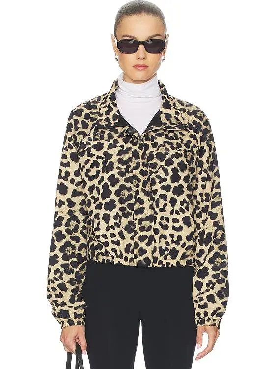 P.E Nation Shield Jacket - Leopard Print