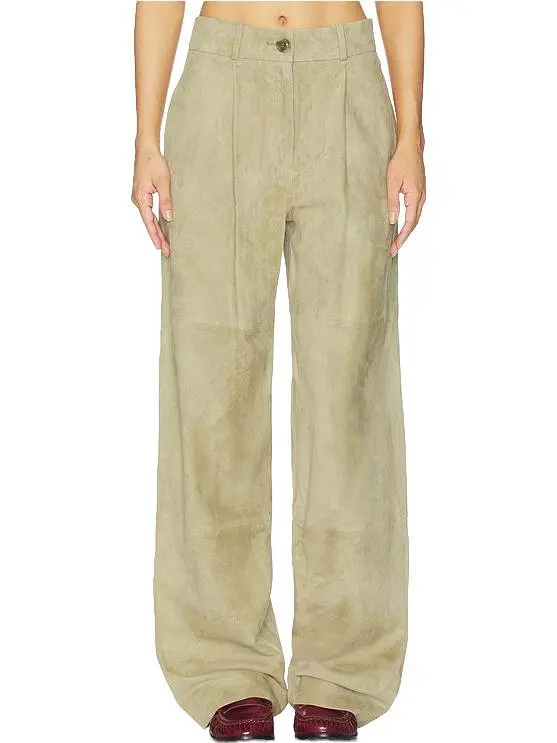 SRG Kiwi Suede Trouser - Sage Green