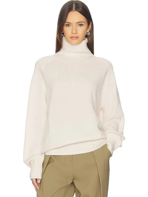 SRG Fayy Cashmere Turtleneck Sweater - Cream