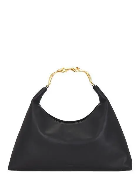 Simkhai Twist Handle Hobo Bag - Black