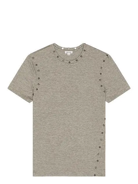 JADED LONDON Stud Mist Tee - Grey