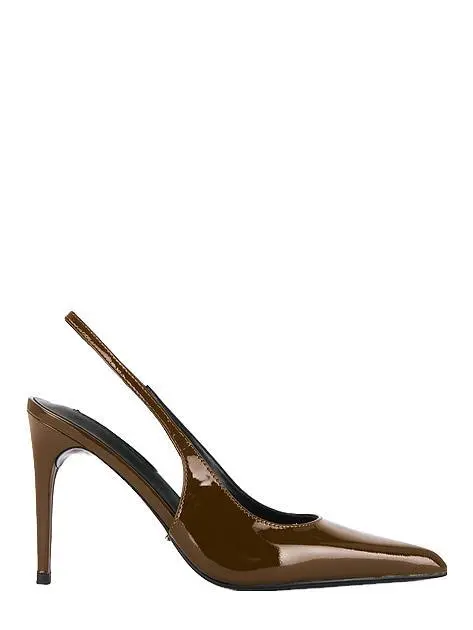 TONY BIANCO Charlotte Slingback Pump - Mocha Patent