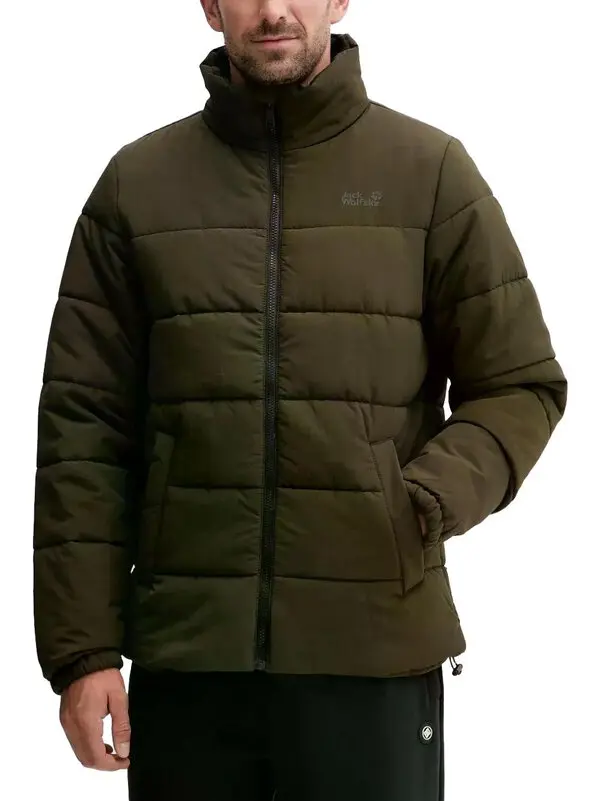 JACK WOLFSKIN Zip-fastening Puffer Jacket - Green
