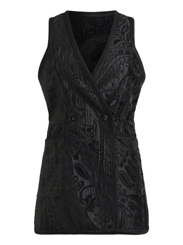Etro Reversible Sleeveless Waistcoat - Black