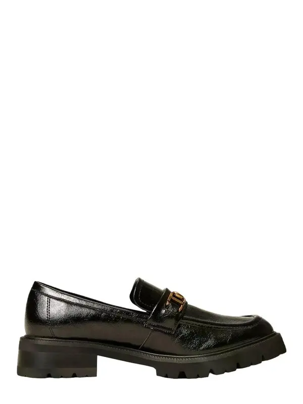 TWINSET Oval-clasp Loafers - Black