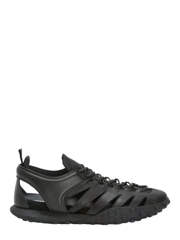 JIL SANDER Lace-up Sneakers - Black