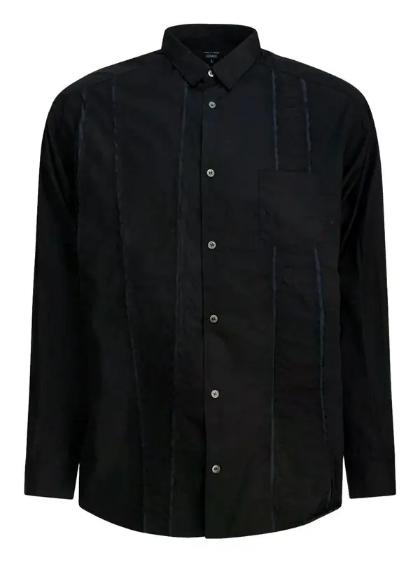 Comme Des Garçons Button-fastening Pocket Shirt - Black