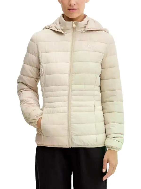 Emporio Armani Hooded Padded Jacket - Neutrals