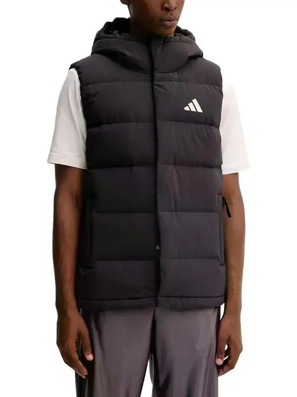 Adidas Helionic Hooded Gilet - Black