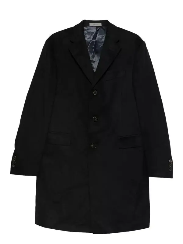 Corneliani Single-breasted Coat - Black