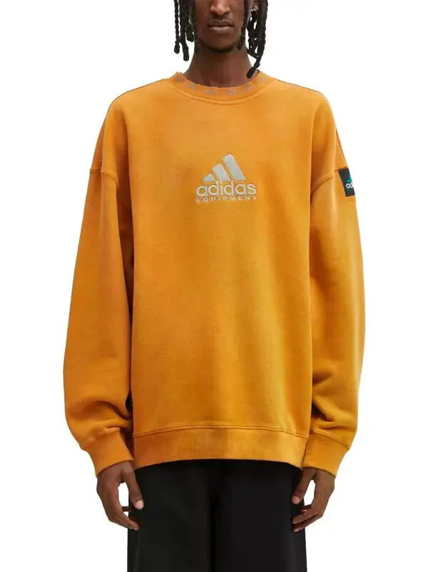 Adidas Logo-detail Sweatshirt - Orange