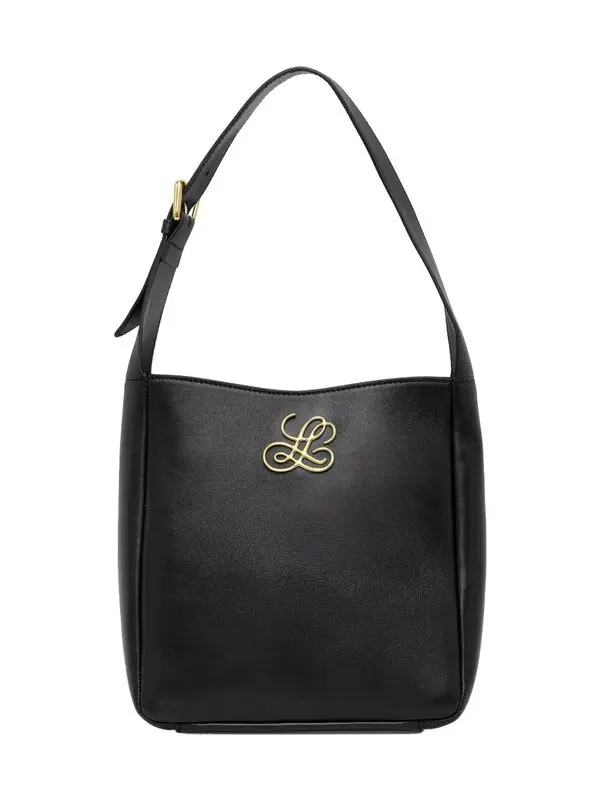 Luisa Spagnoli Imperatrice Logo-plaque Tote - Black