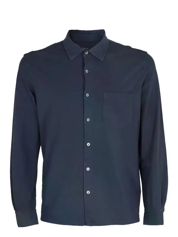 Altea Long Sleeve Button-up Shirt - Blue