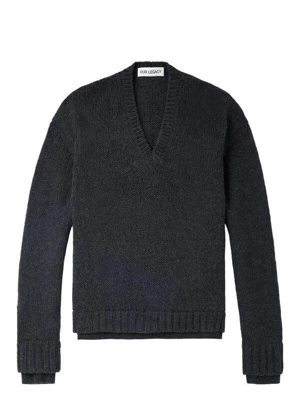 Our Legacy Merino Wool Sweater - Gray