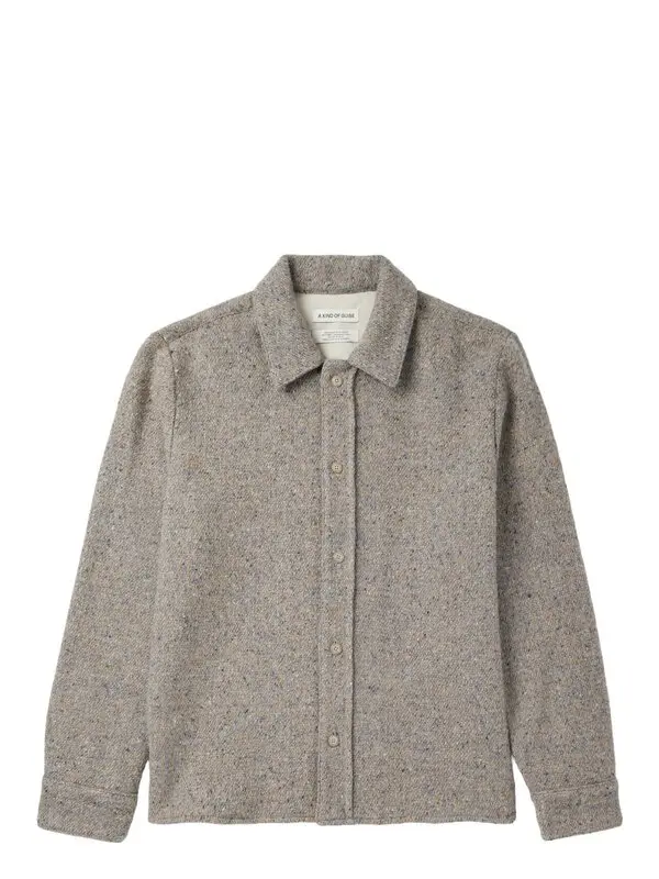 A KIND OF GUISE Cullu Wool Overshirt - Gray