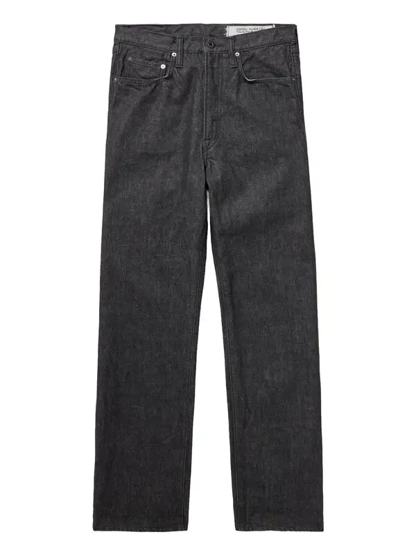 Kapital Straight-leg Jeans - Black